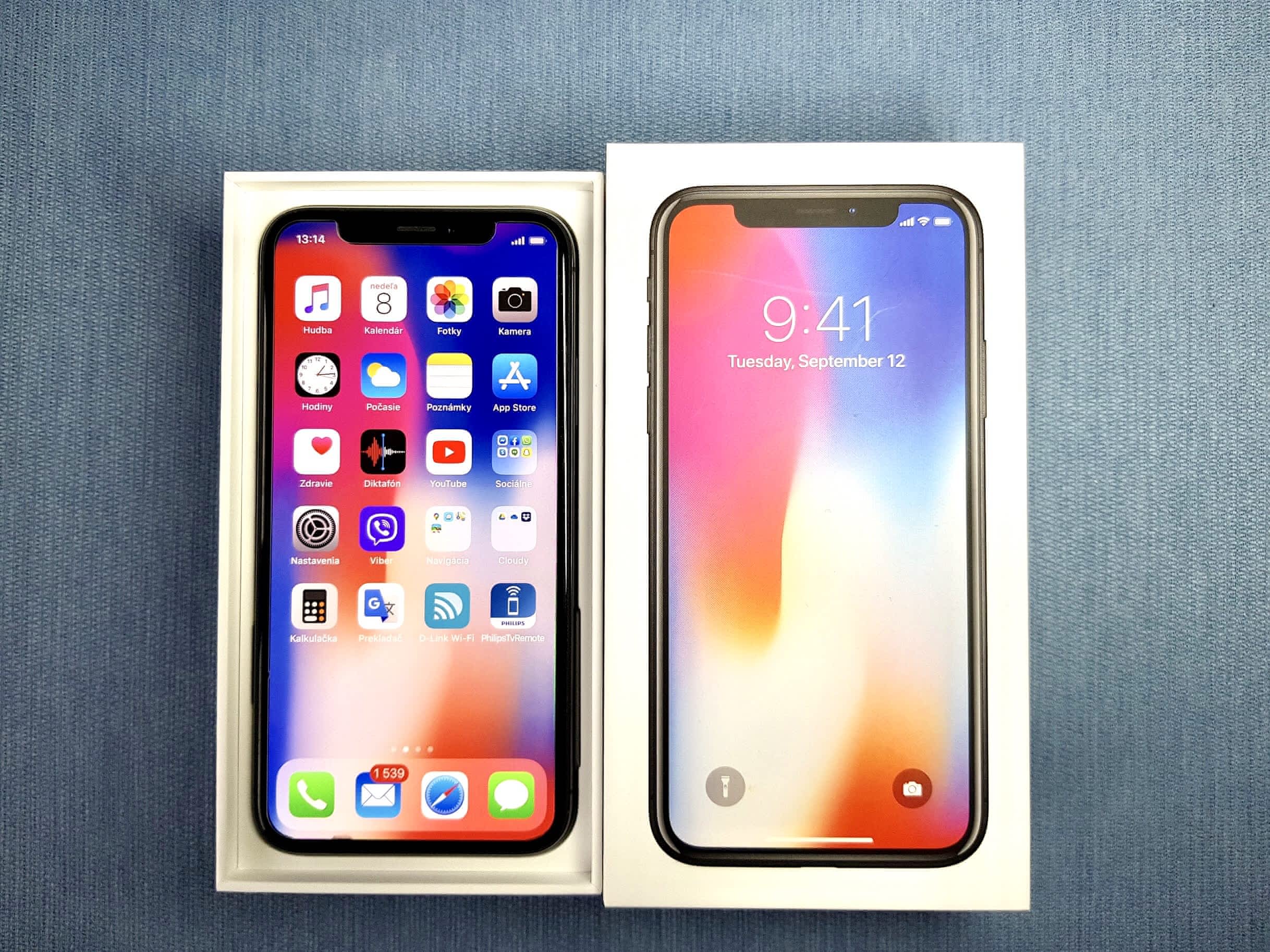 iPhone X 64GB Black 100% stav - Apple Bazar