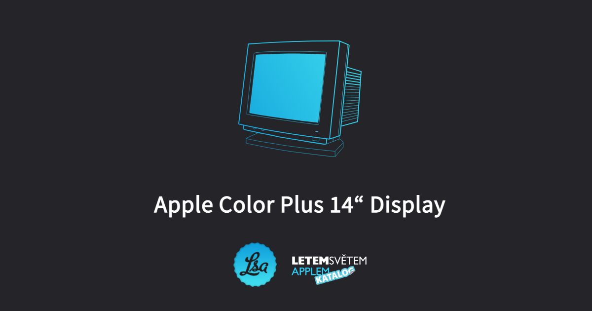 Apple Color Plus 14" Display - Letem svetem Applem