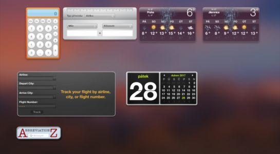 Dashboard v macOS. O co se jedná a jak jej použít – Letem světem Applem