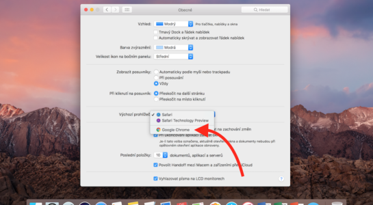 Jak změnit výchozí webový prohlížeč na počítačích Mac – Letem světem Applem