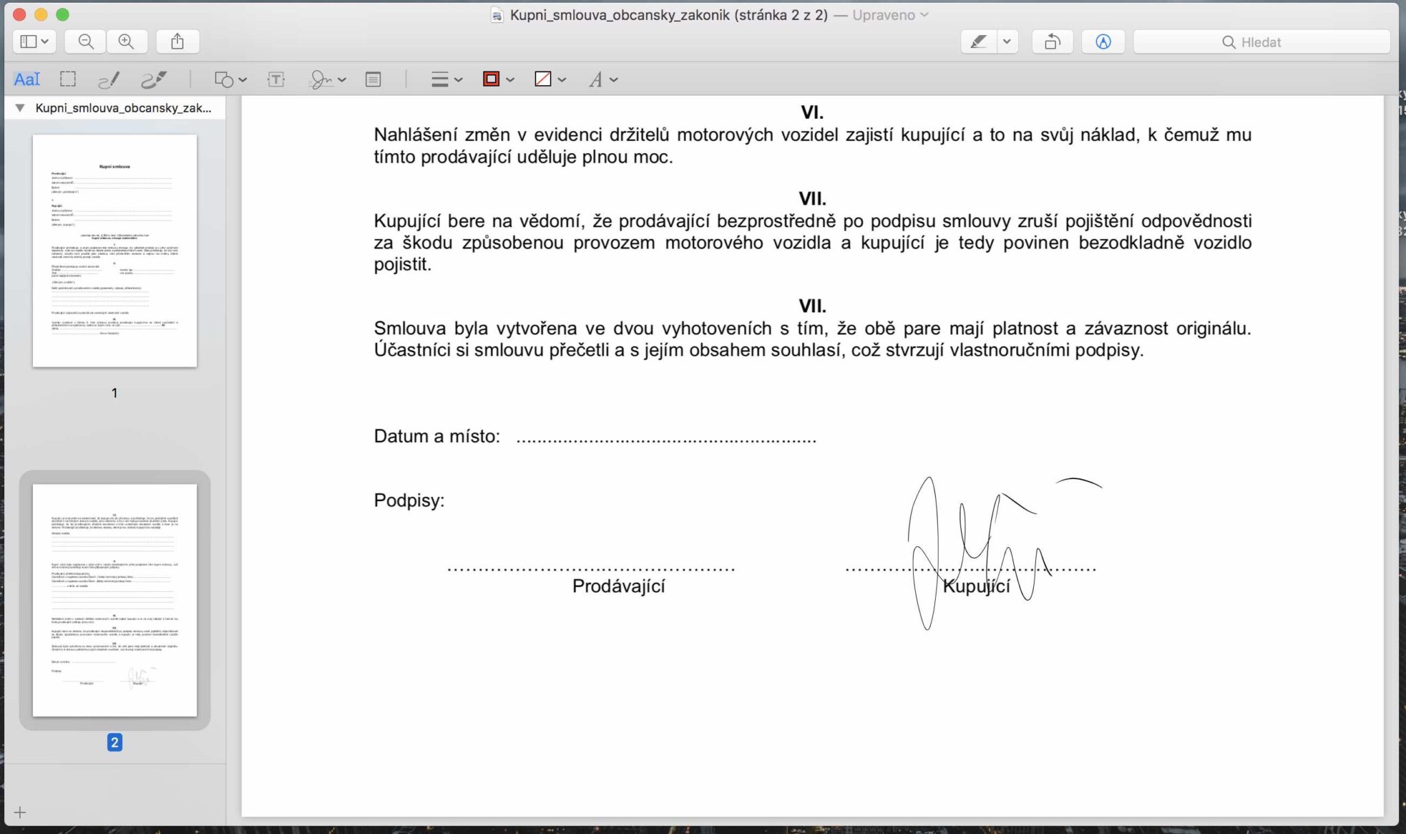 Jak na MacBooku podepsat jakékoliv PDF pomocí trackpadu? – Letem světem Applem