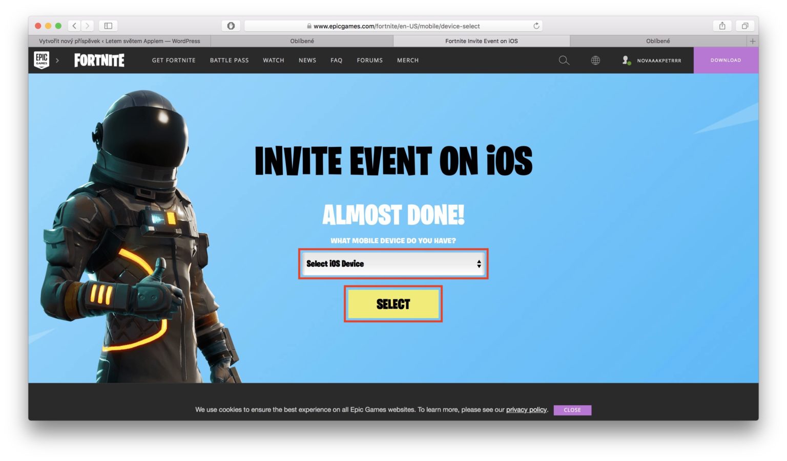 Buďte mezi prvními, co si zahrají Fortnite na iPhonu nebo iPadu – Letem ...