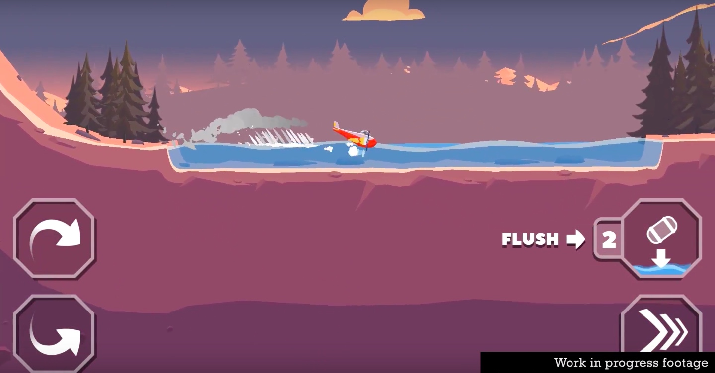 Staňte se pilotem požárního letadla v zábavné hře Fire Flush pro iOS ...