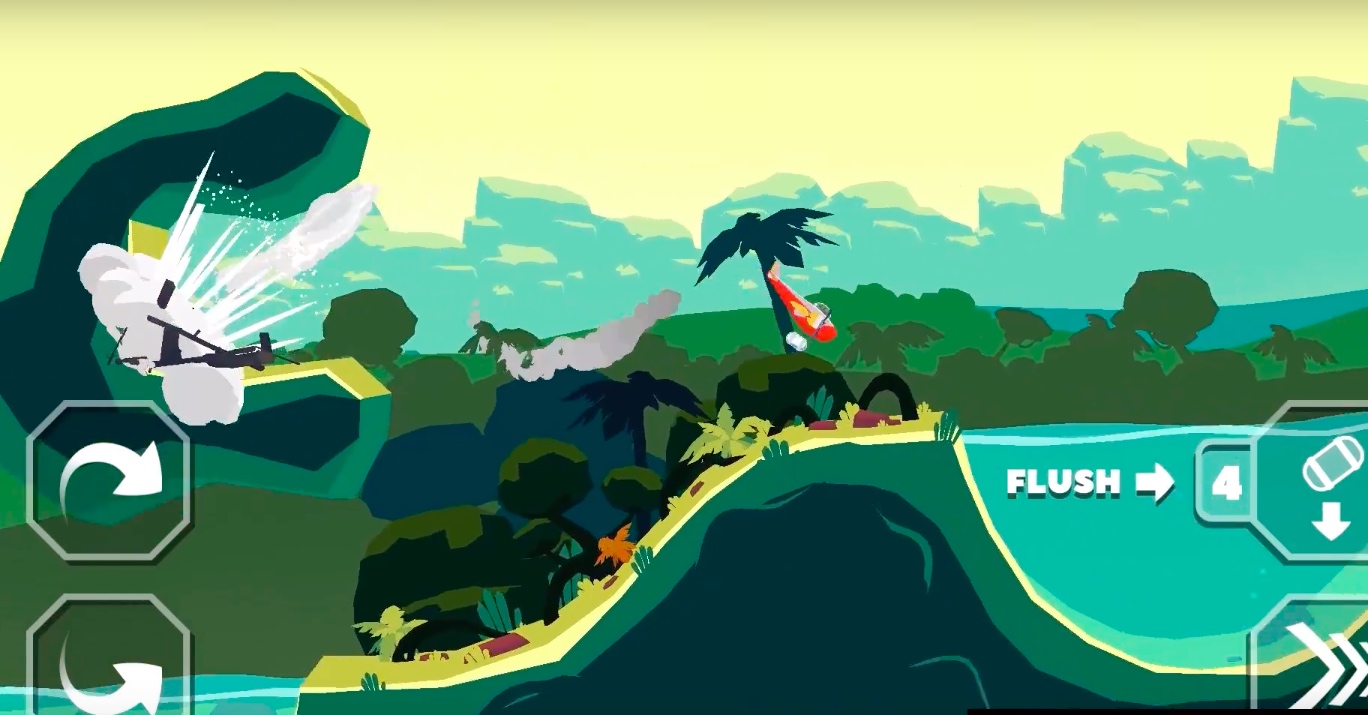 Staňte se pilotem požárního letadla v zábavné hře Fire Flush pro iOS ...