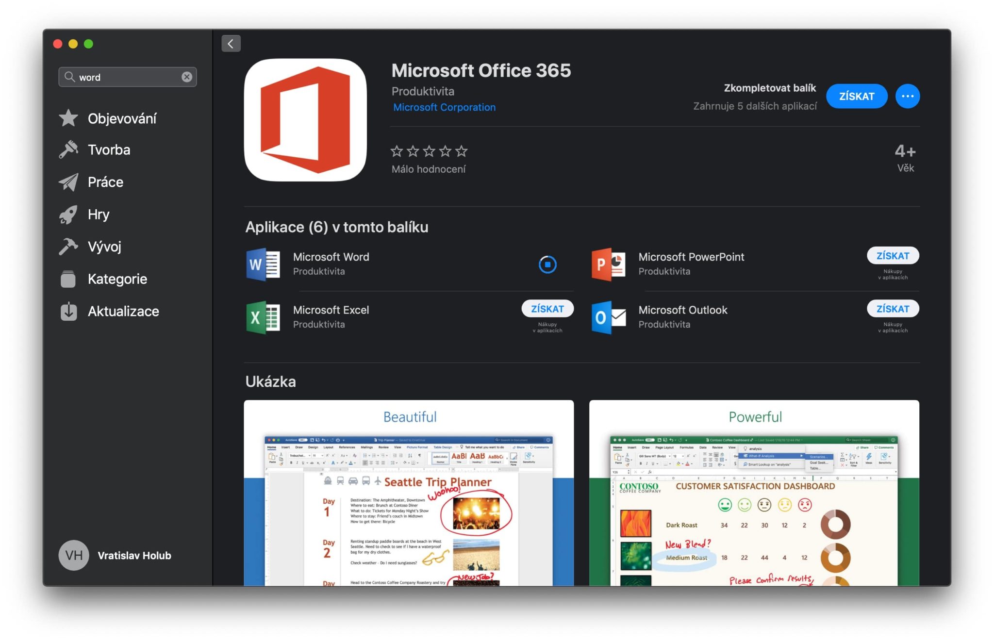 Aplikace z Microsoft Office můžeme nyní stáhnout přímo z Mac App Storu ...