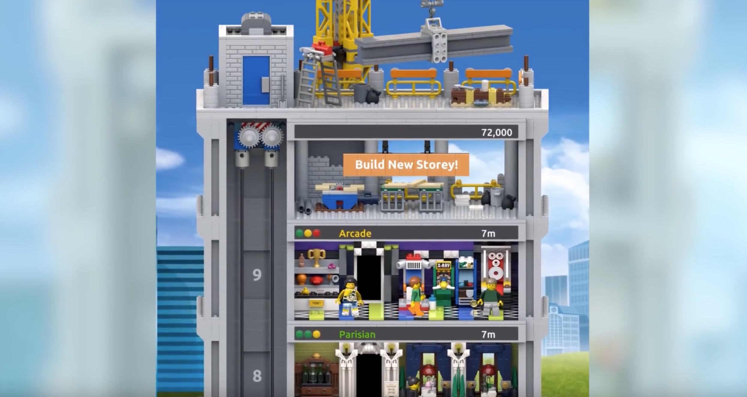 Hra Tiny Tower spojila síly se LEGEM. Výsledku se dočkáme v už létě ...