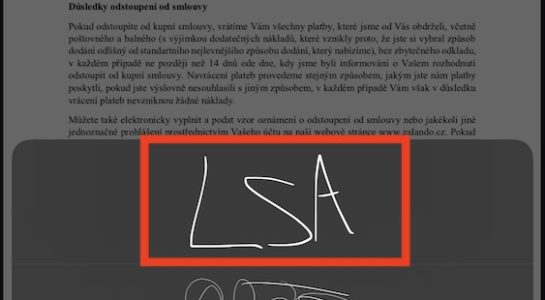Jak na iPhonu či iPadu rychle podepsat PDF dokument – Letem světem Applem