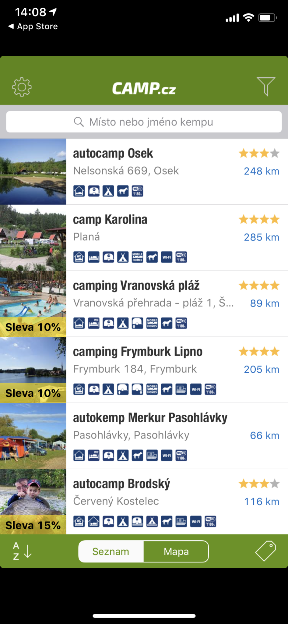 Kempy v ČR: Tato aplikace vám poradí, kam v Česku na dovolenou – Letem ...