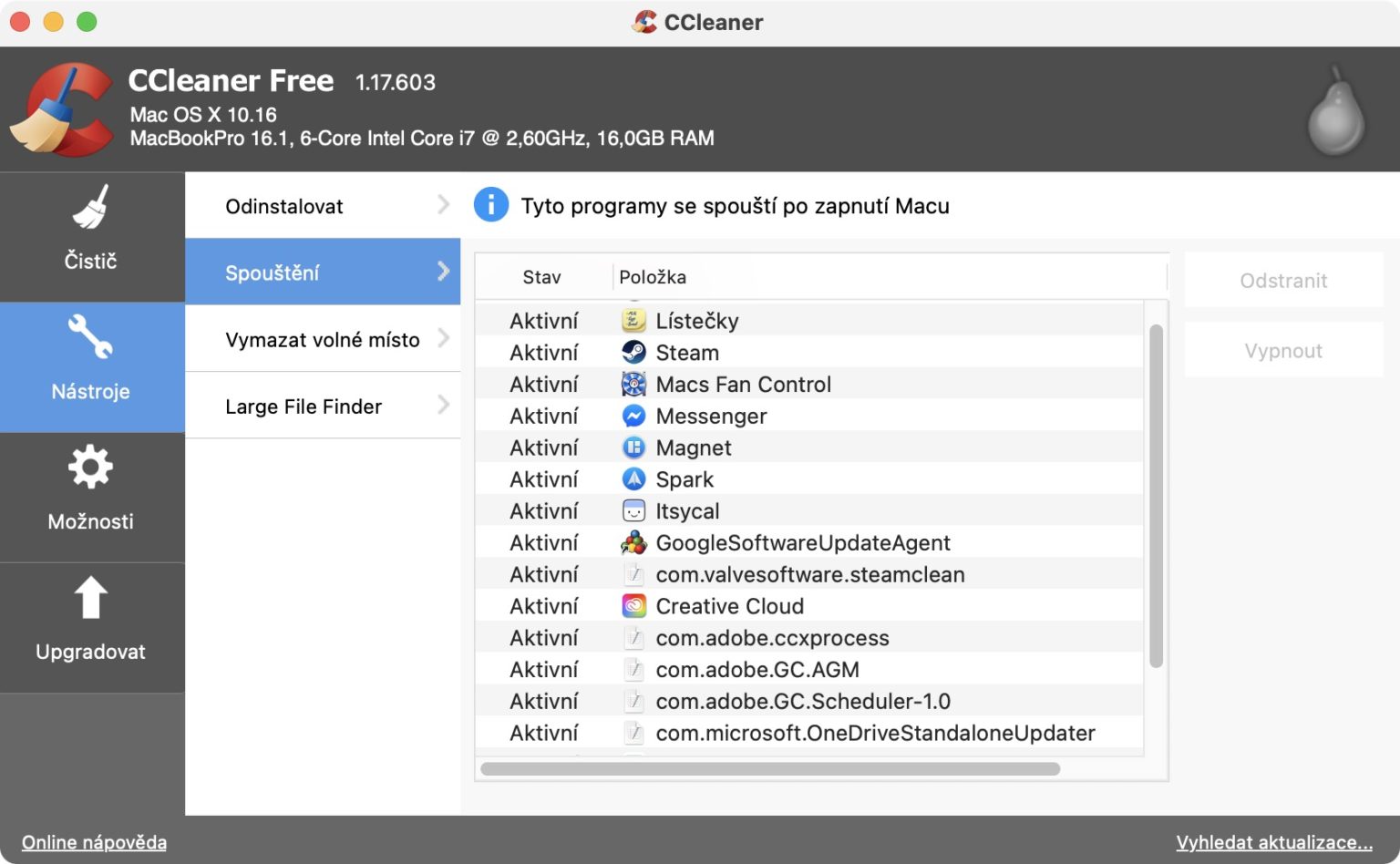Alternativy k placeným aplikacím: CCleaner aneb CleanMyMac X zdarma ...