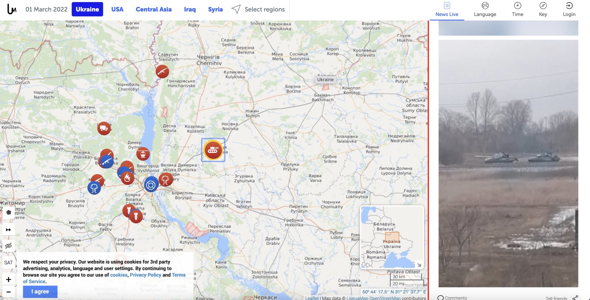Mapa Ukrajina válka: Sledujte, kde v zemi právě probíhají boje – Letem ...