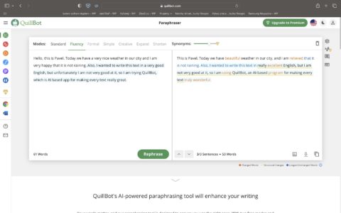 Tato webová stránka dokonale parafrázuje jakýkoliv váš text – Letem ...