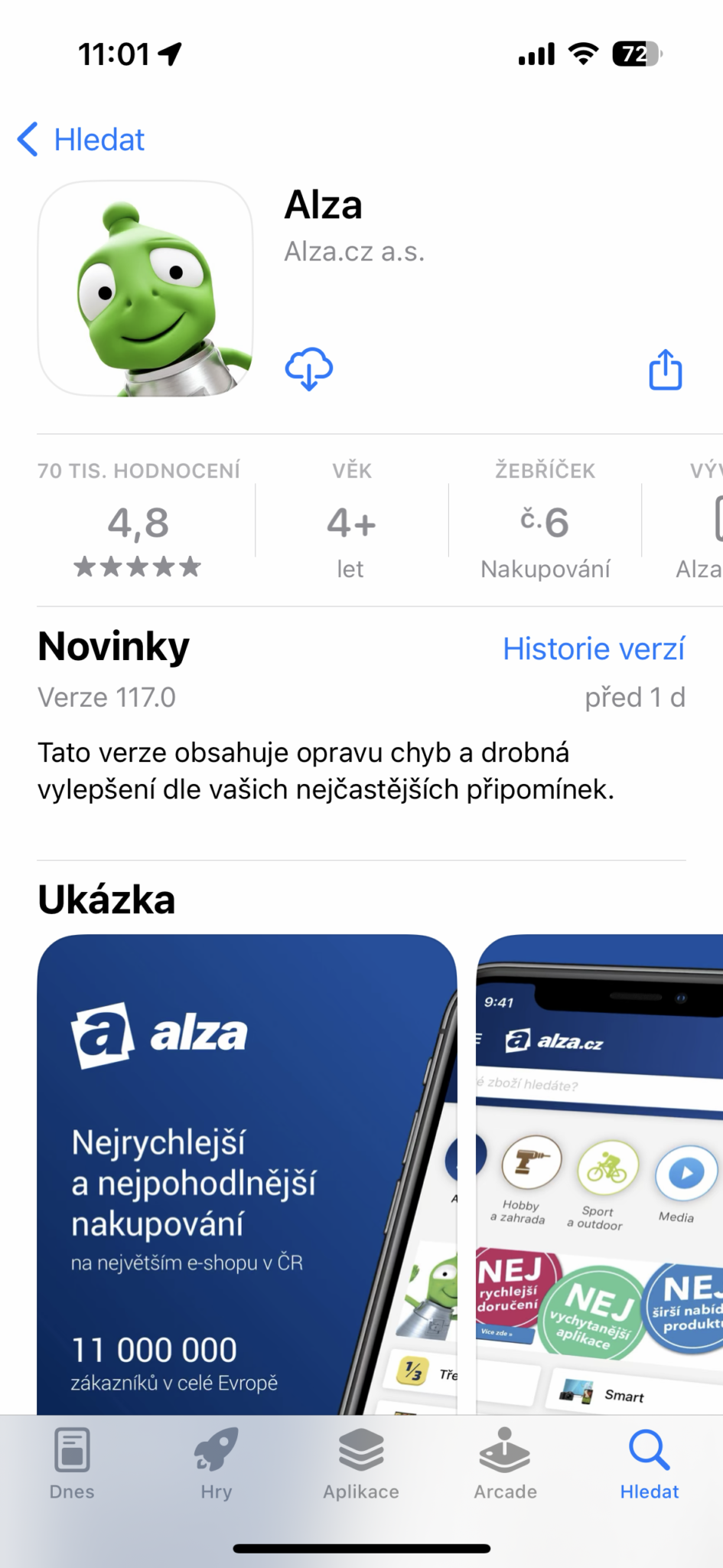 Alza kupón na 100Kč/5€ pro každého, kdo objedná přes aplikaci – Letem ...