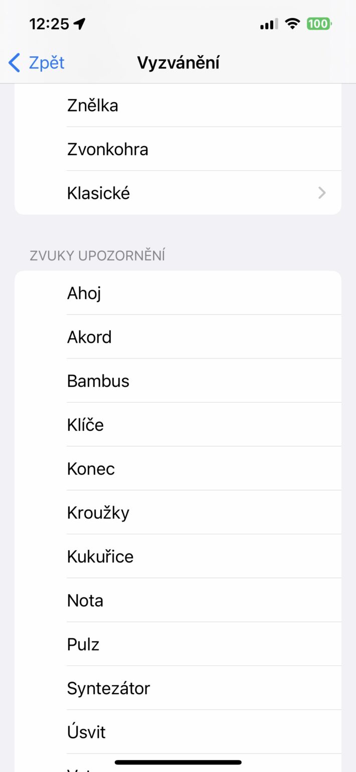 Jak na iPhonu změnit vyzvánění – Letem světem Applem