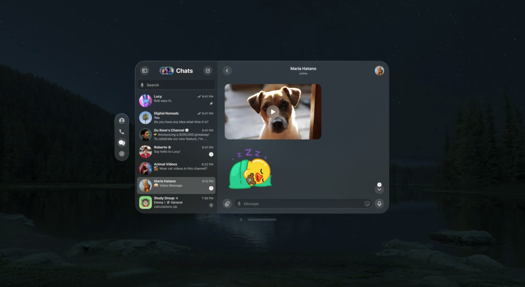 Δείτε πώς θα είναι η εφαρμογή Telegram Apple Vision Pro - LSA Magazine