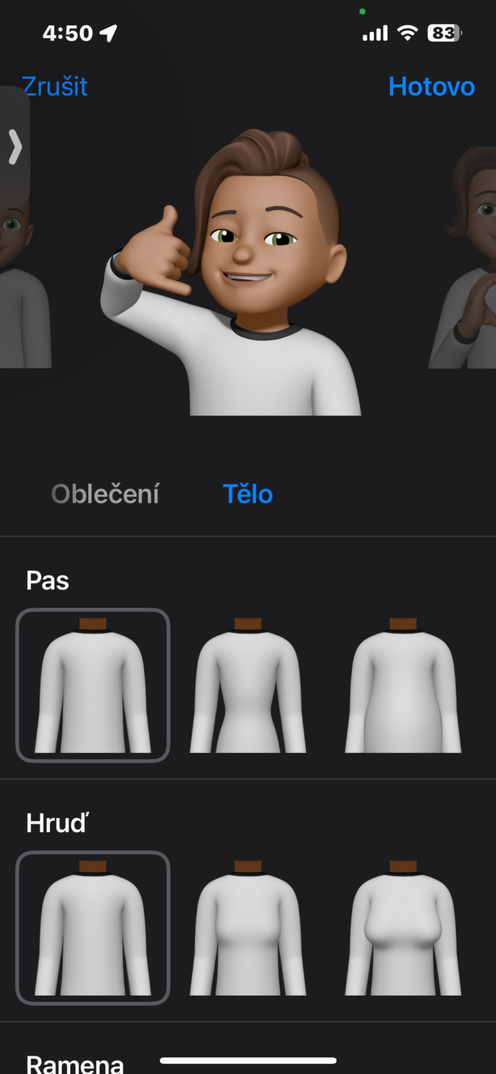 Jak na iPhonu vytvořit a upravovat vlastní Memoji – Letem světem Applem