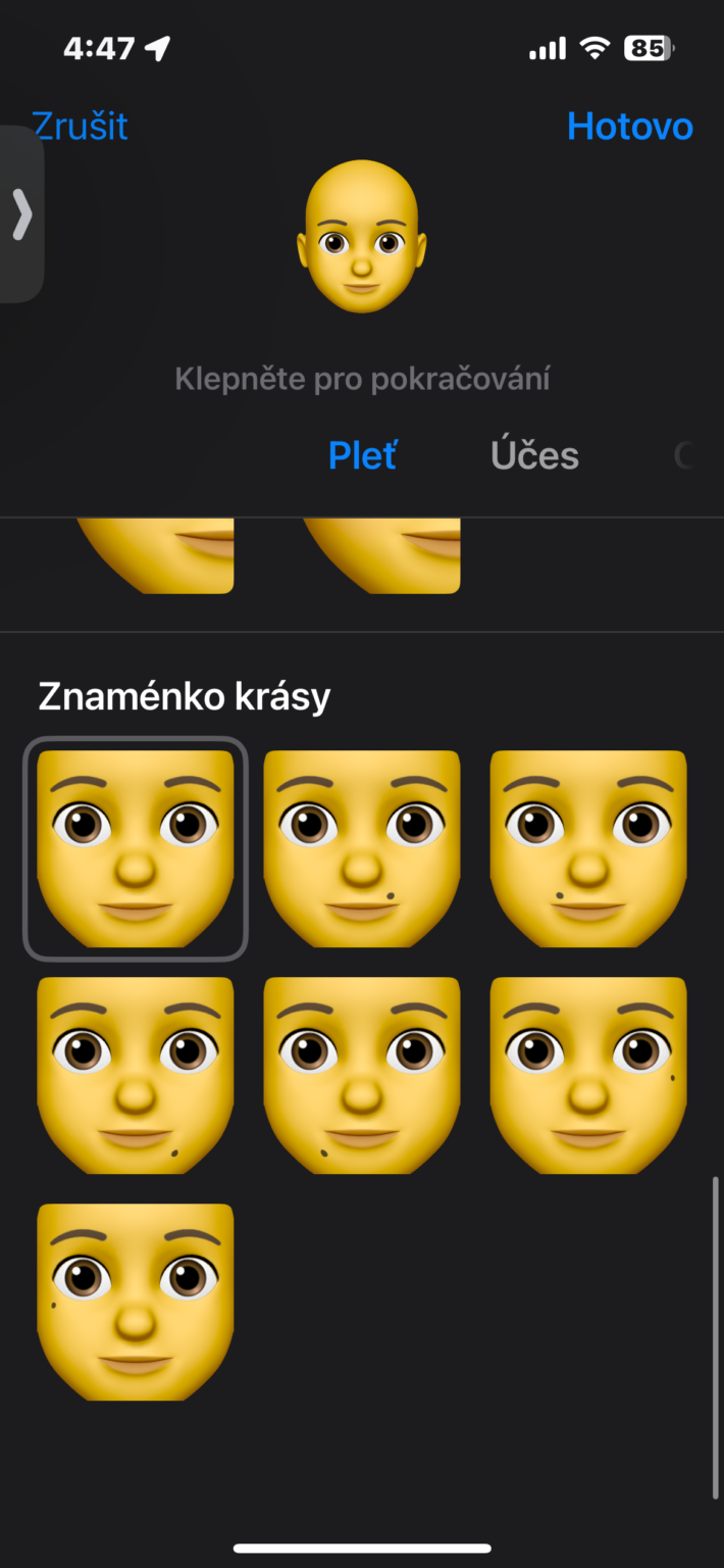 Jak na iPhonu vytvořit a upravovat vlastní Memoji – Letem světem Applem