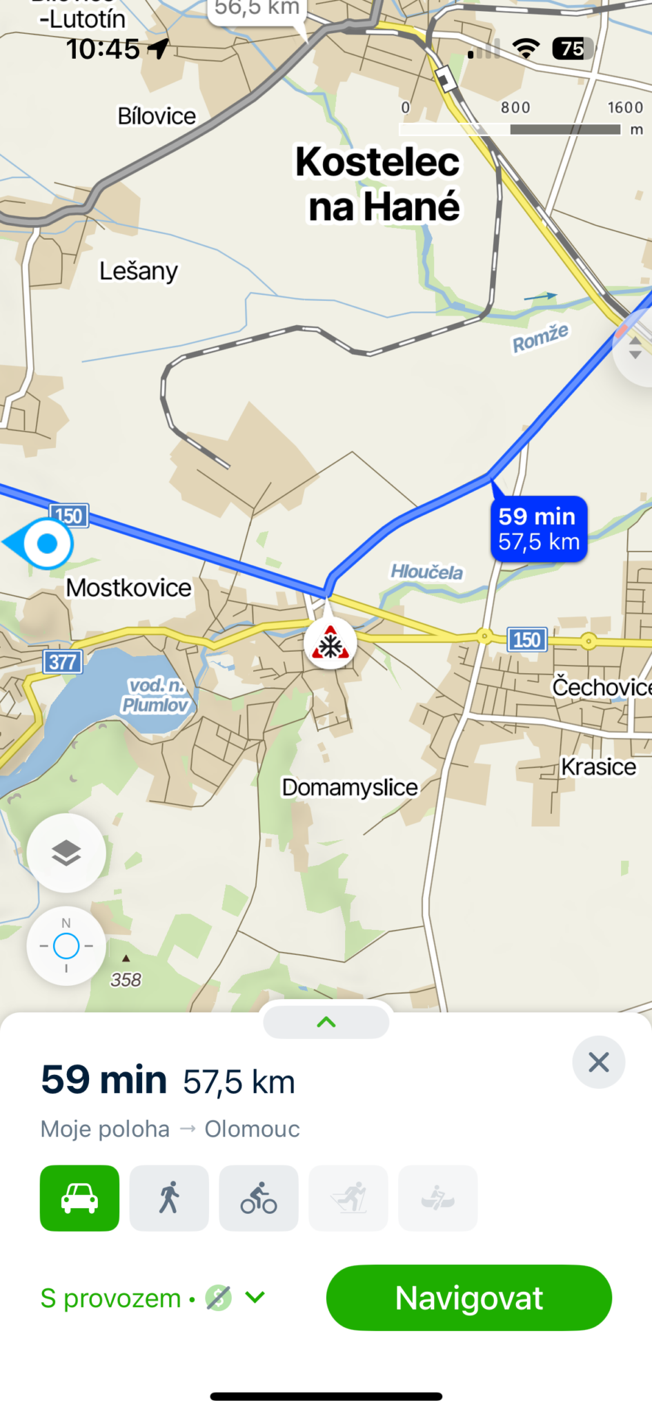 Mapy.cz se dočkaly užitečného vylepšení, které vám výrazně usnadní cestování v zimě – Letem ...