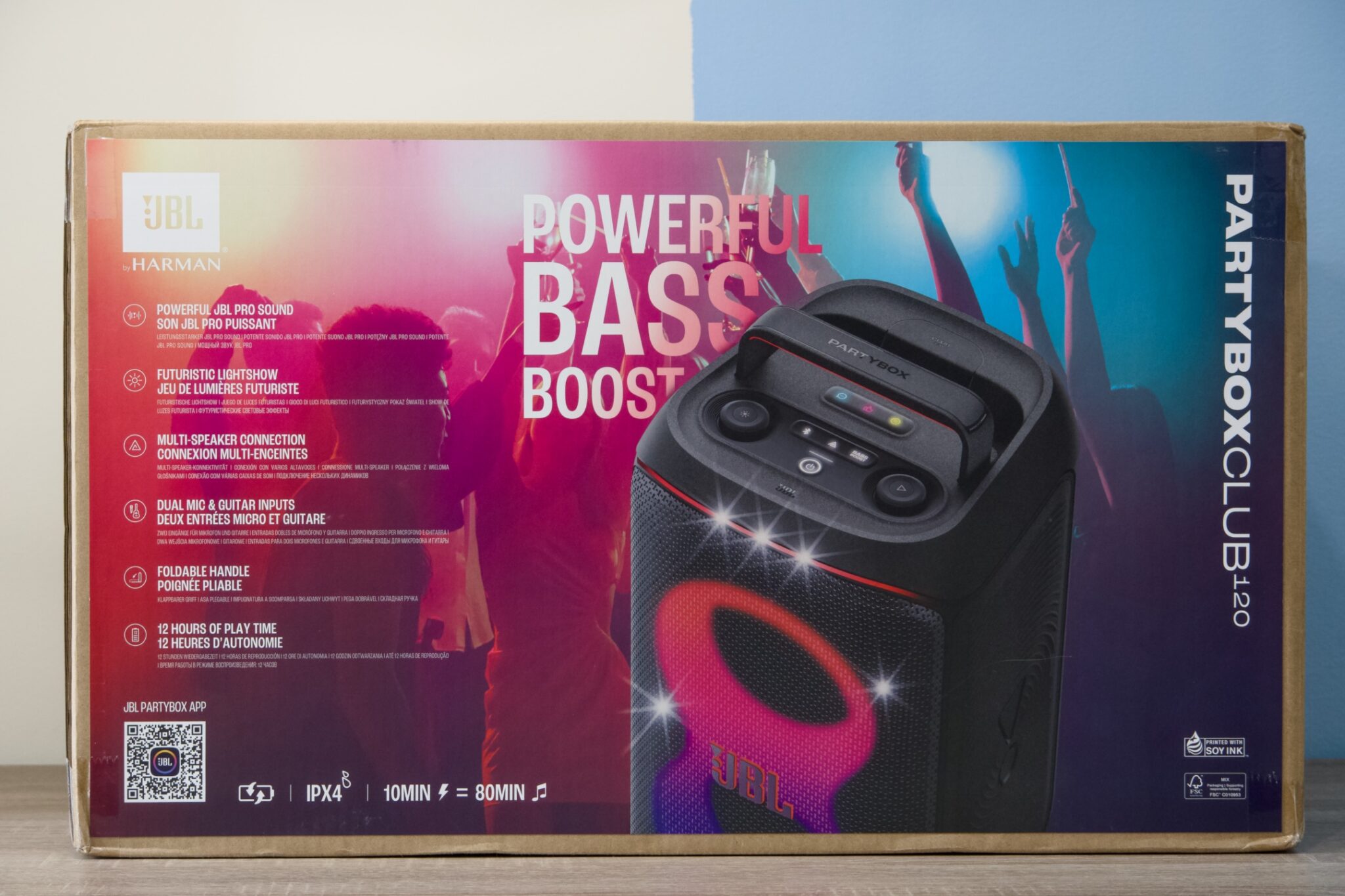 JBL PartyBox CLUB 120 レビュー：とにかく大きくてパワフル - Letem svetem Applem