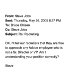 The emails he sent Steve Jobs CEO of Adobe, they perfectly present his ...