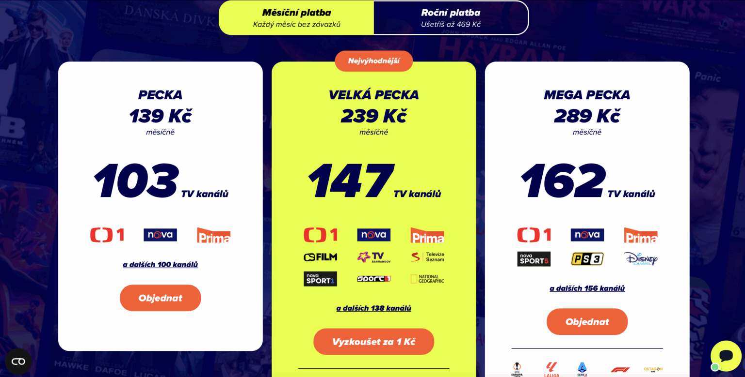 Recenze internetové televize Pecka.TV: Levná IPTV se širokou nabídkou ...