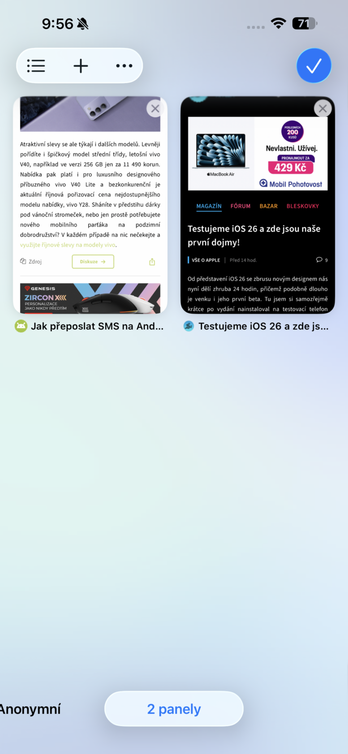 iOS 26 Beta 2 แก้ไขข้อบกพร่องที่สำคัญใน Safari! ส่งคืนปุ่มสำคัญ – Letem svetem Applem