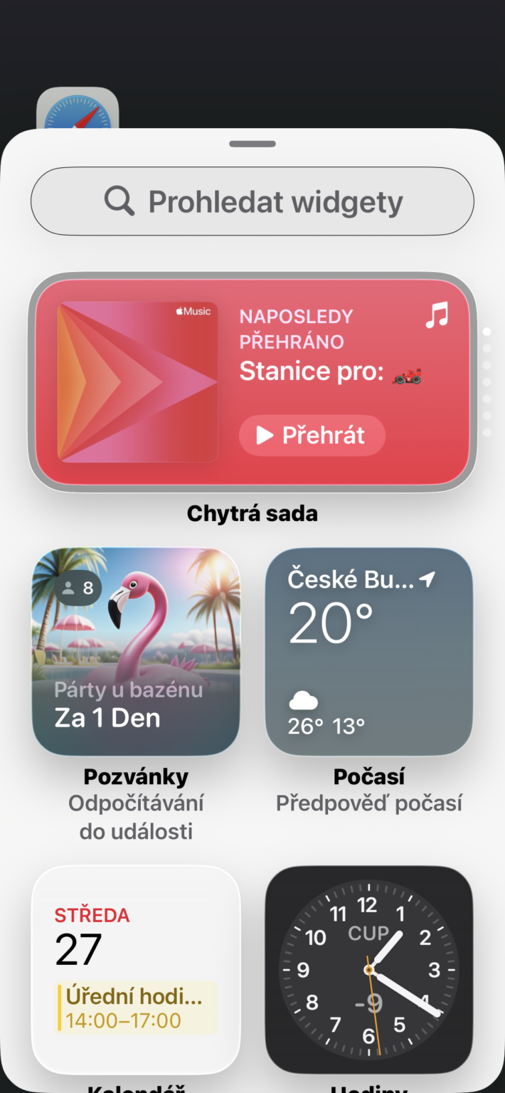 Widget této nativní Apple aplikace se opět o malinko zlepšil – Letem ...