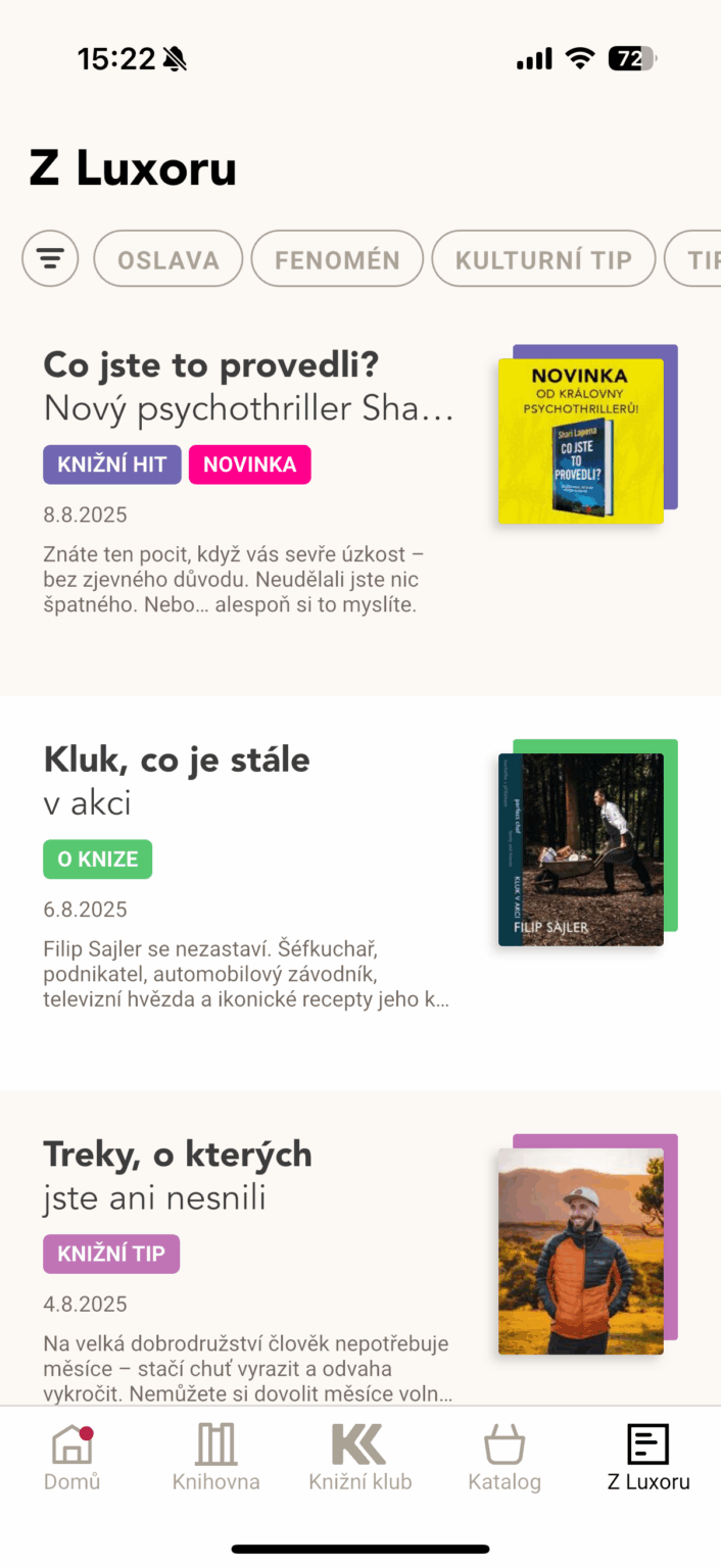 Recenze aplikace Můj Luxor: Digitální knihovna ve vašem mobilu, kterou si zamilujete – Letem ...