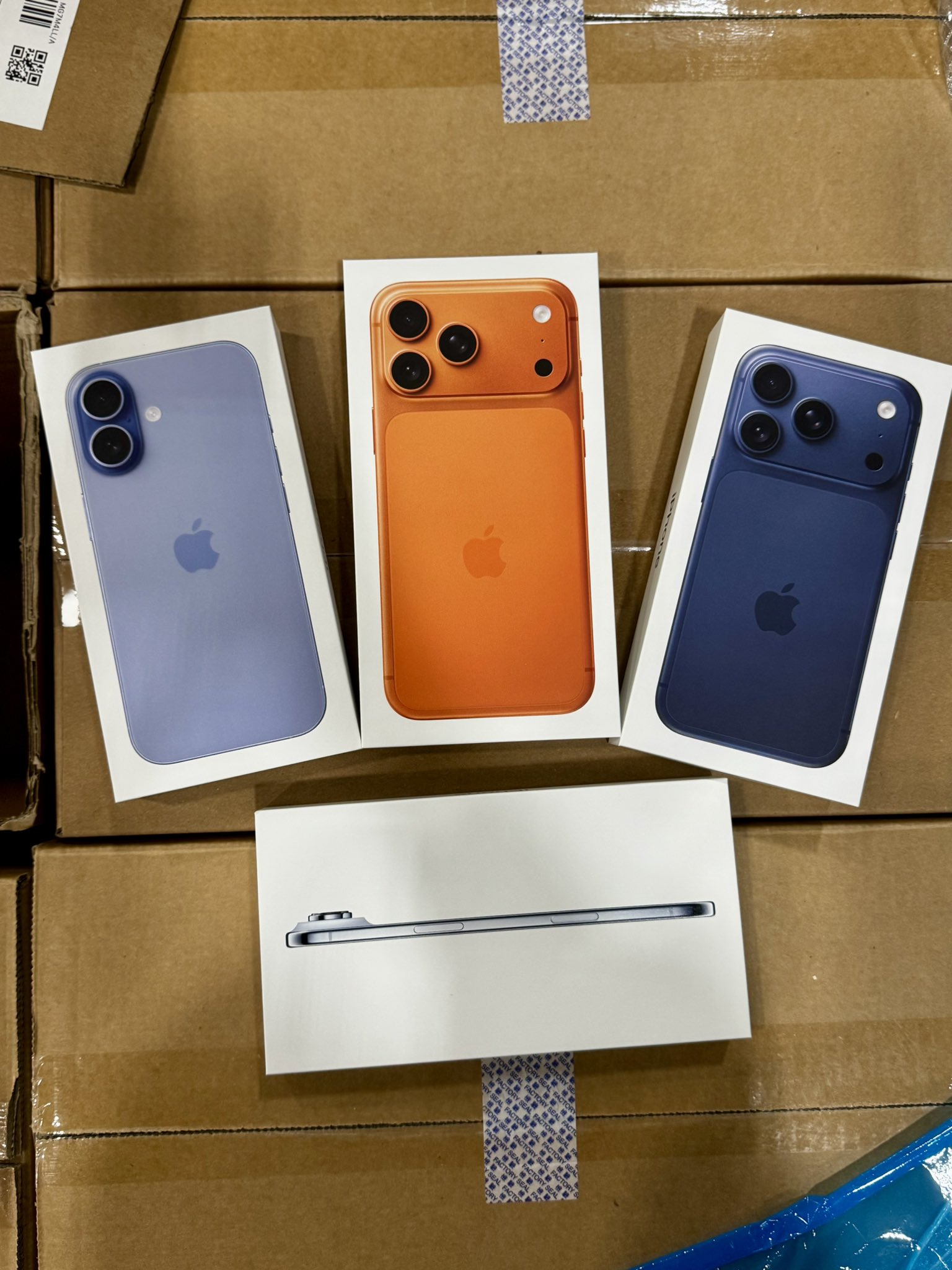 A aparência das caixas dos novos iPhones 17 Pro e Air saiu! A T-Mobile mostrou fotos reais ...