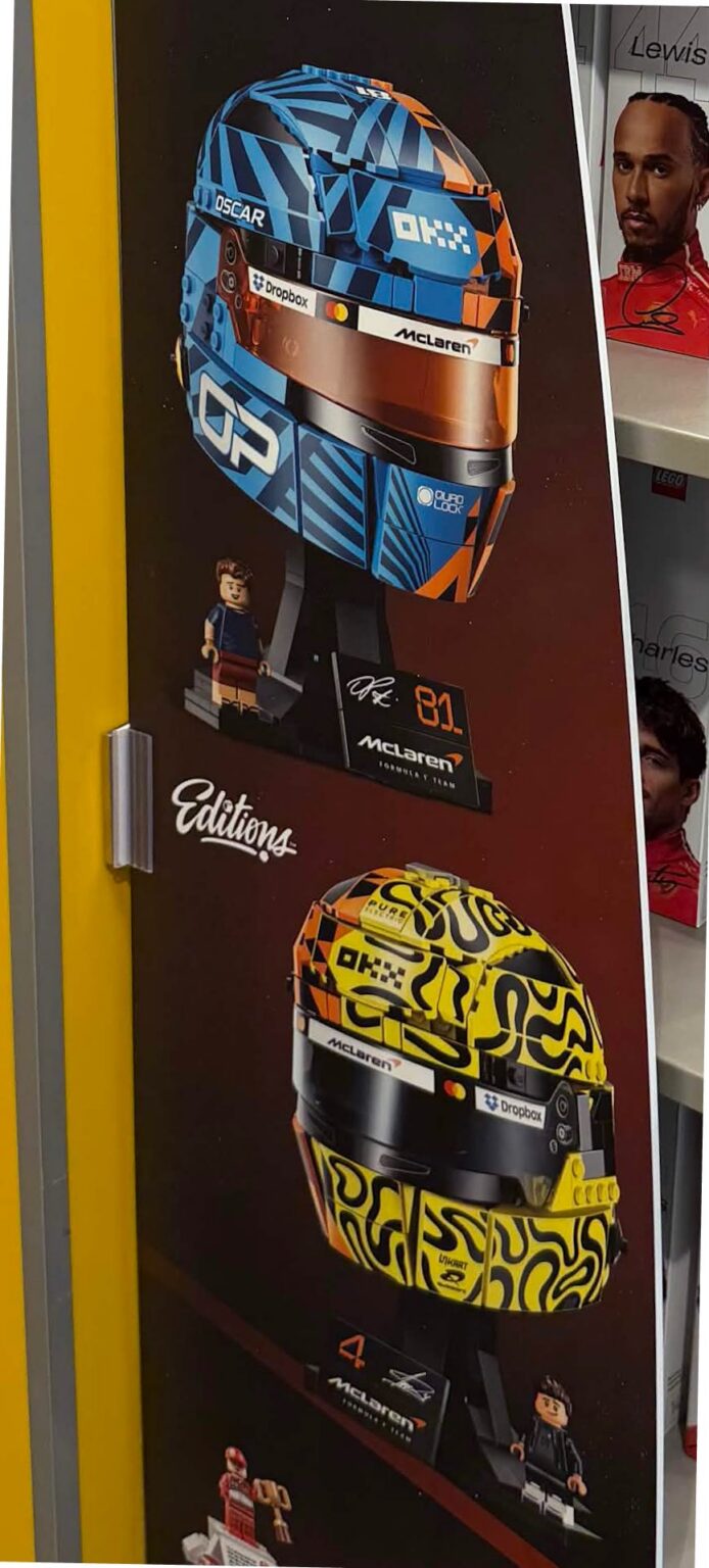 LEGO chystá další F1 helmy. Po Leclercovi a Hamiltonovi mají dorazit ...